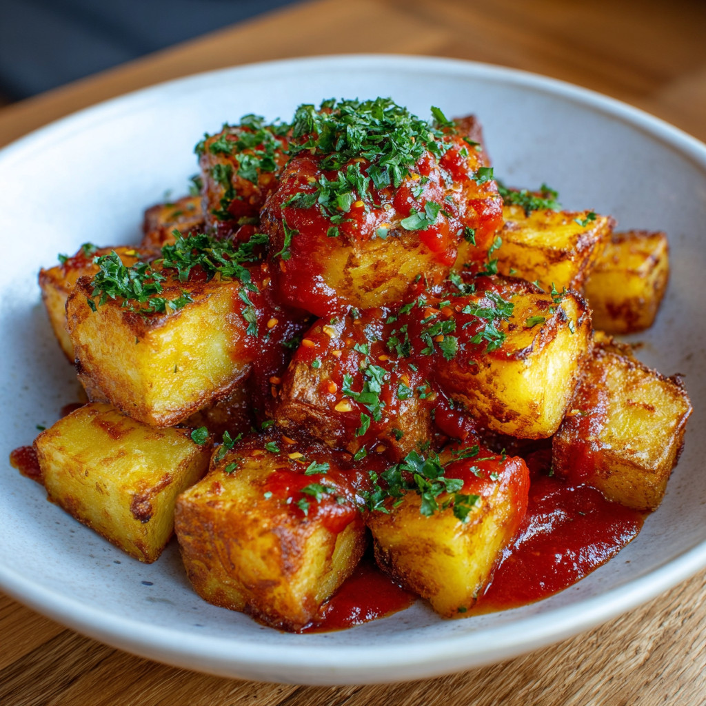 Patatas Bravas – scharfe spanische Kartoffeln genießen!