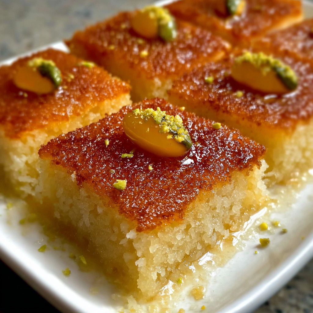 Basbousa – Ein süßes orientalisches Dessert leicht zubereiten!