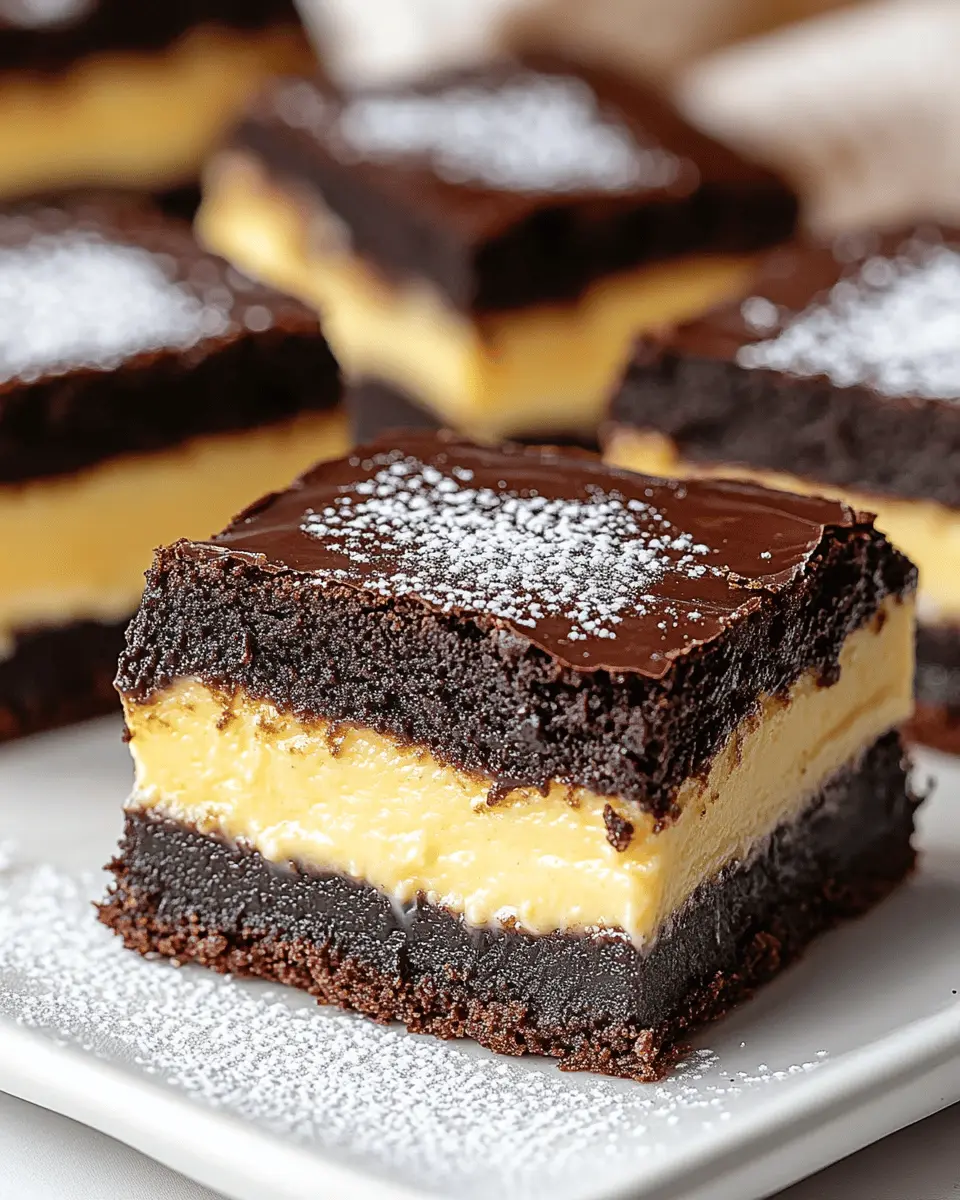 Boston Cream Brownies - Sybil Rezepte
