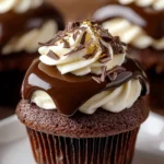 Schokoladen-Cheesecake-Cupcakes