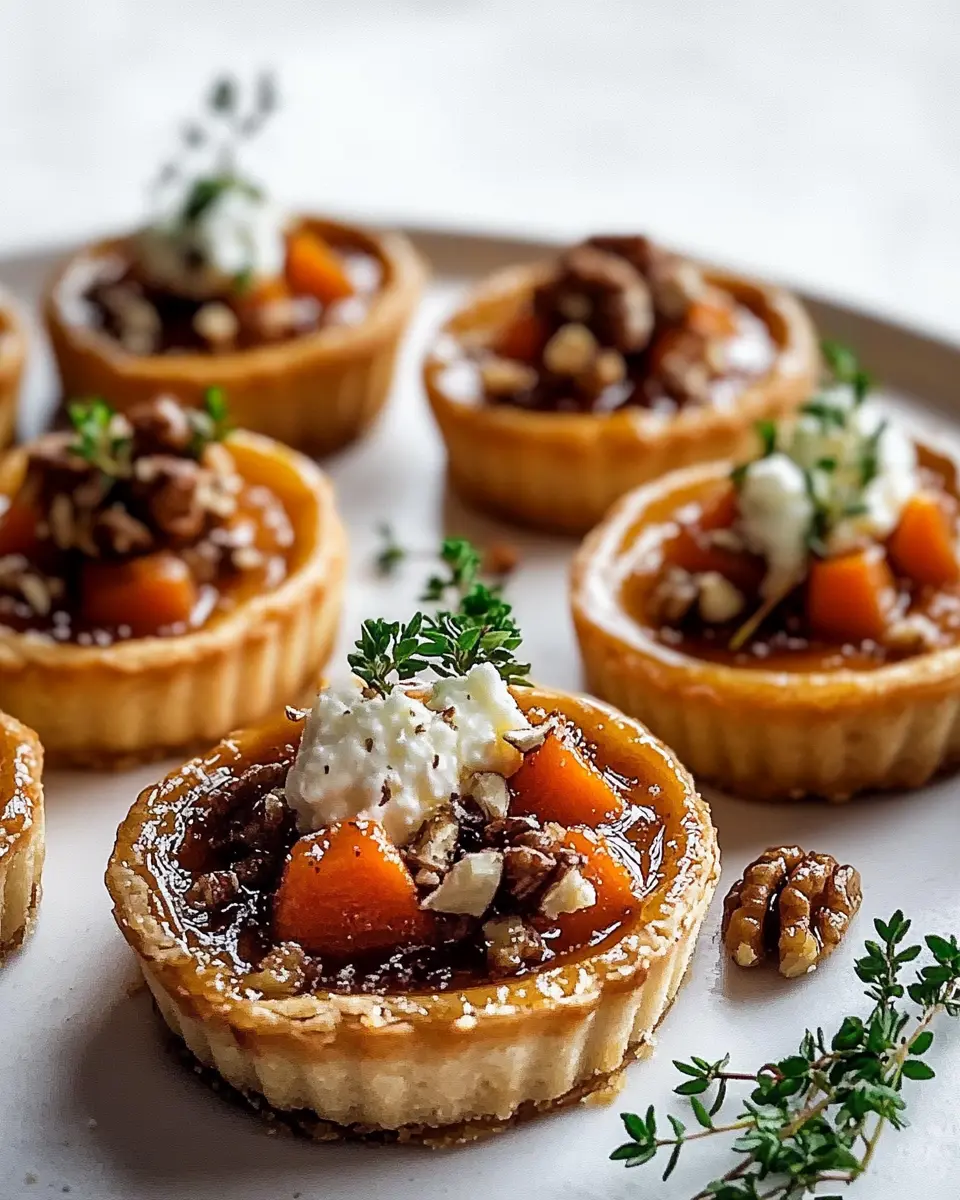 Honig-Glasierte Karotten- und Walnusstörtchen