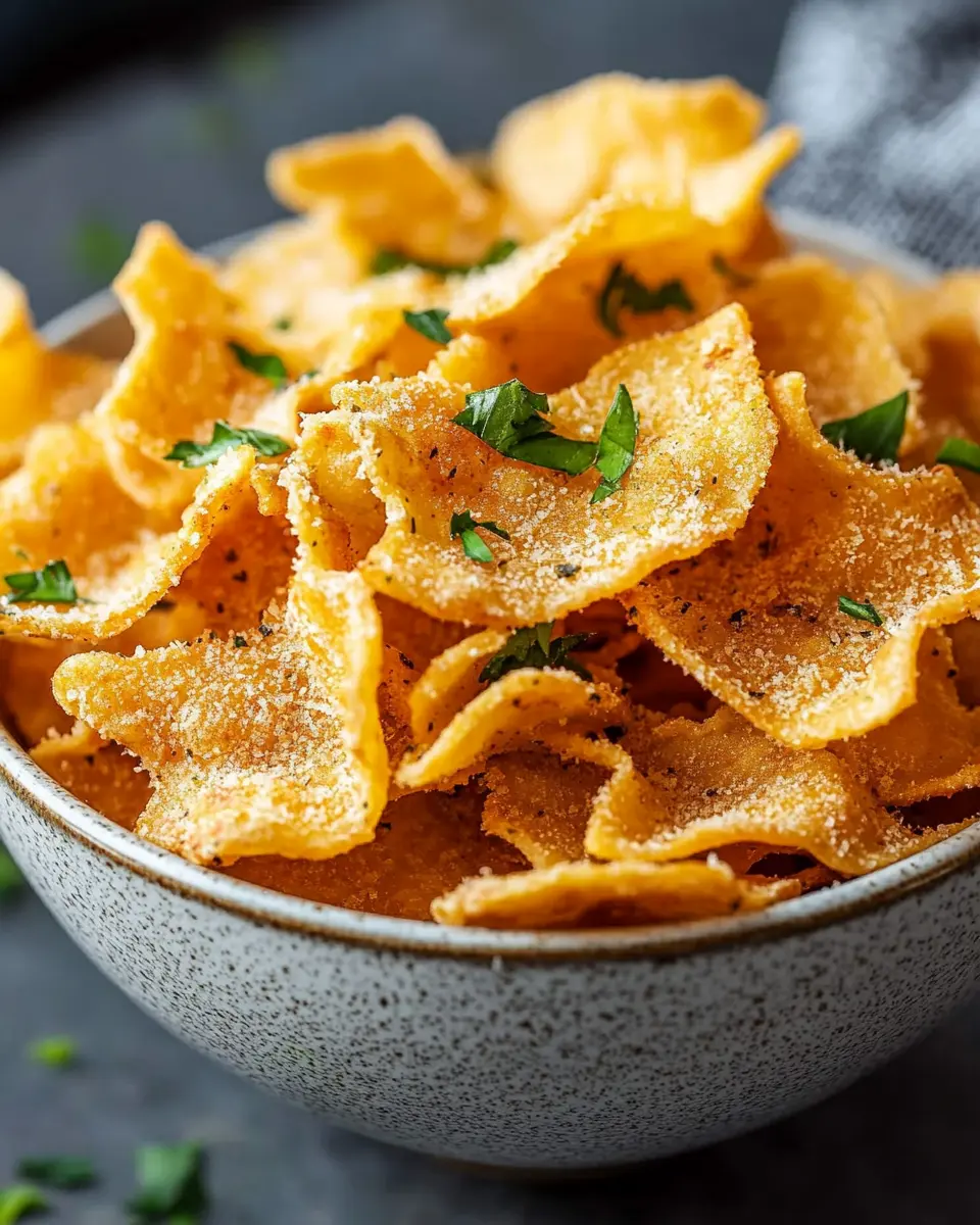 Pasta Chips Heissluftfritteuse